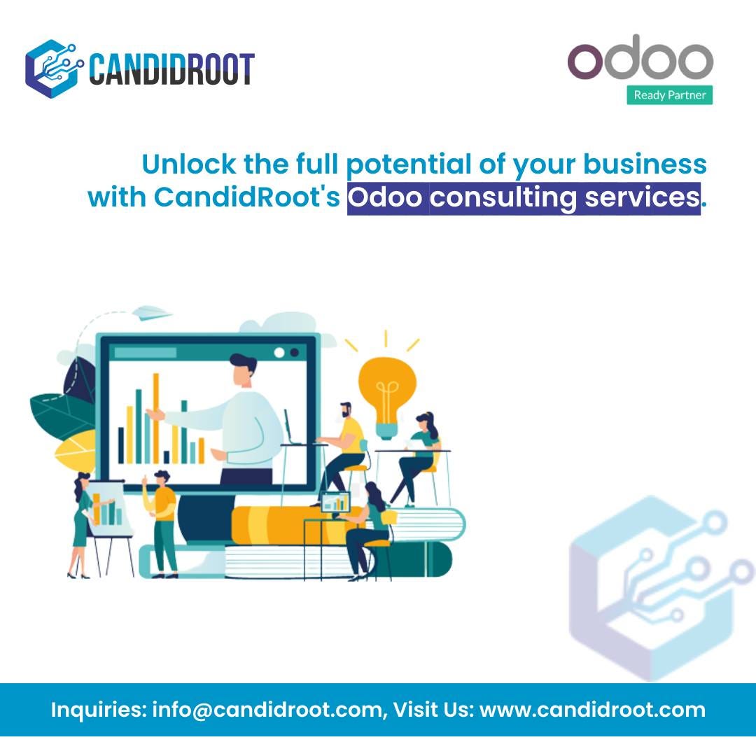 Unlock the full potential of your business with CandidRoot’s Odoo consulting services ...