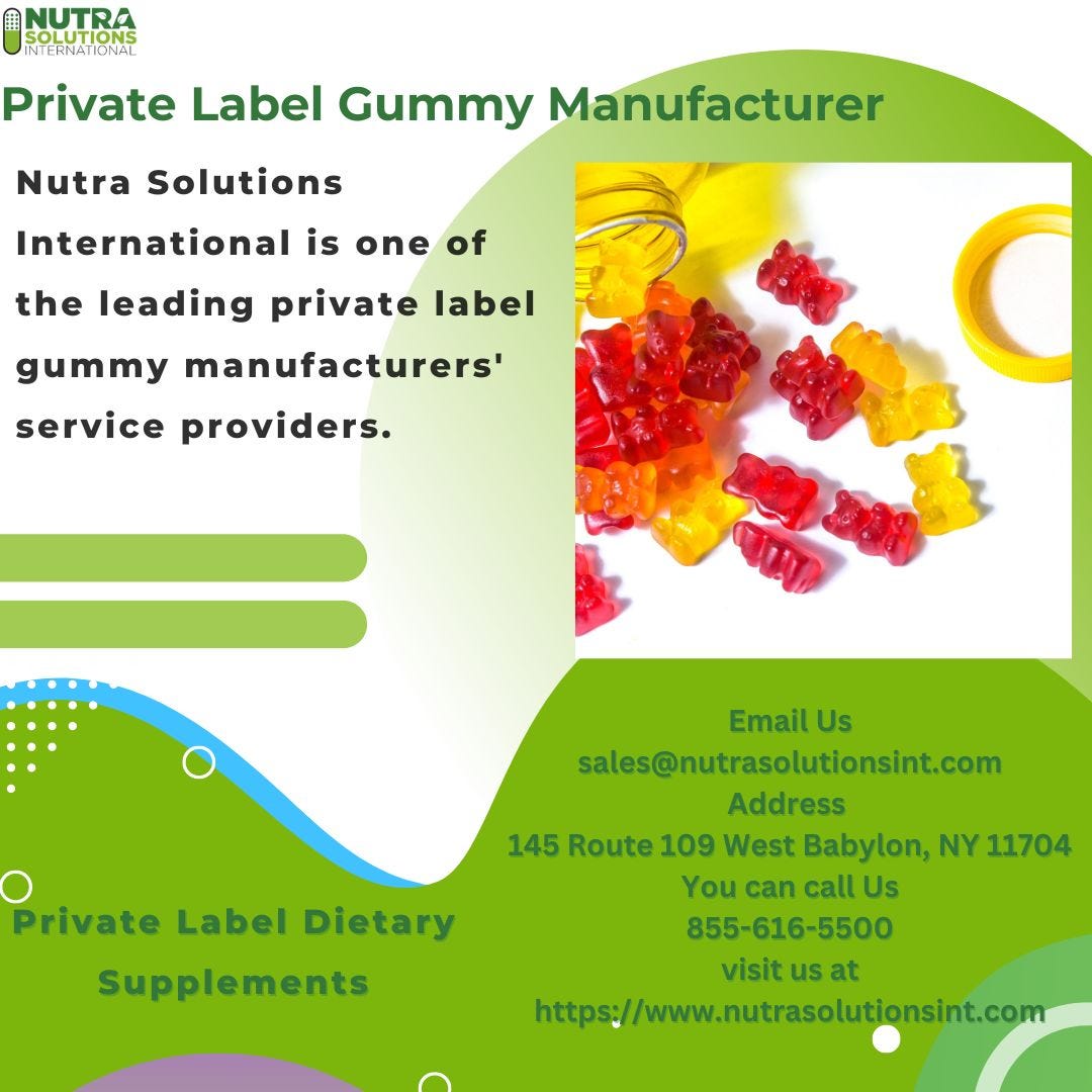 Private Label Gummy Manufacturer - Nutra solutions lnt - Medium