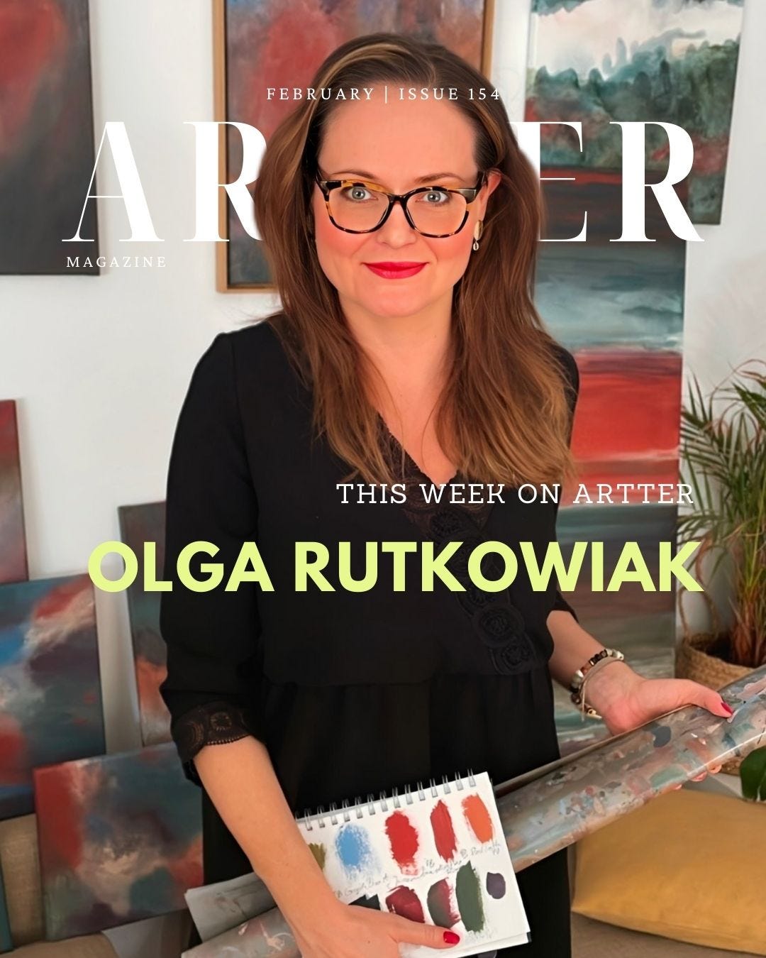 Issue No.154 interview with Olga Rutkowiak | by ARTTER MAGAZINE | Feb ...