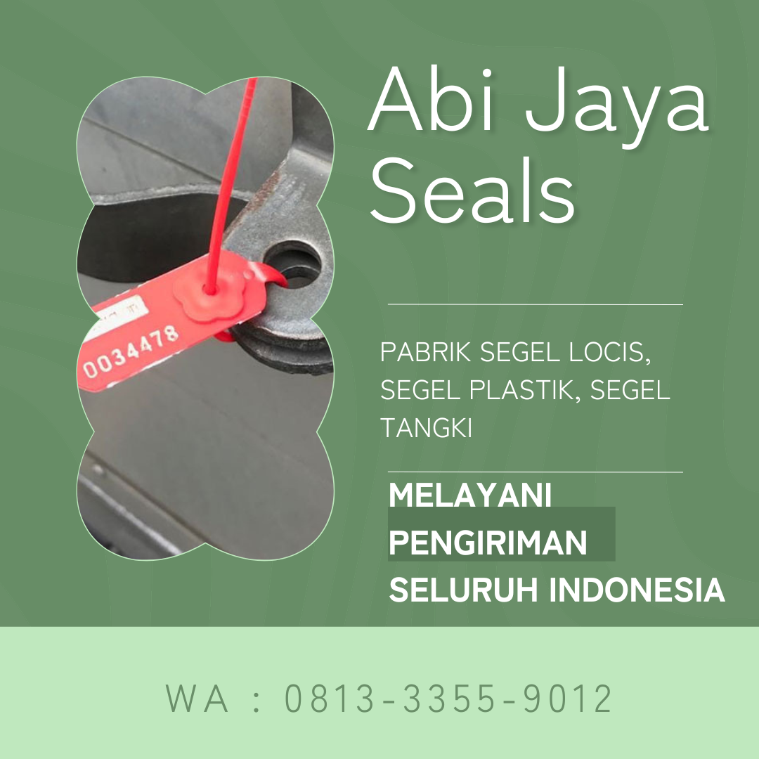 WA : 0813–3355–9012 Pabrik Jual Toko Segel Plastik Locis Tangki Bandar ...