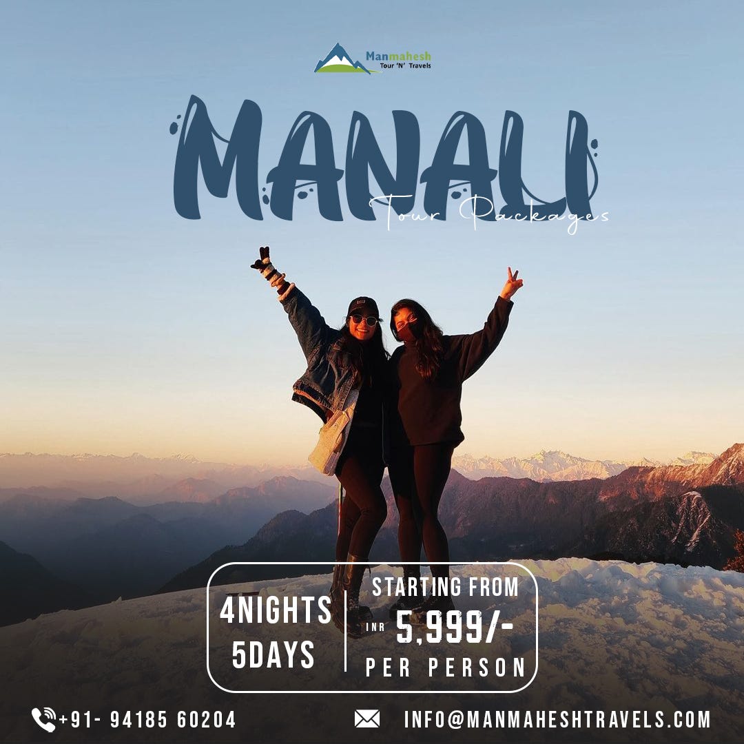 The charming places in Manali make for a wonderful vacation for ...