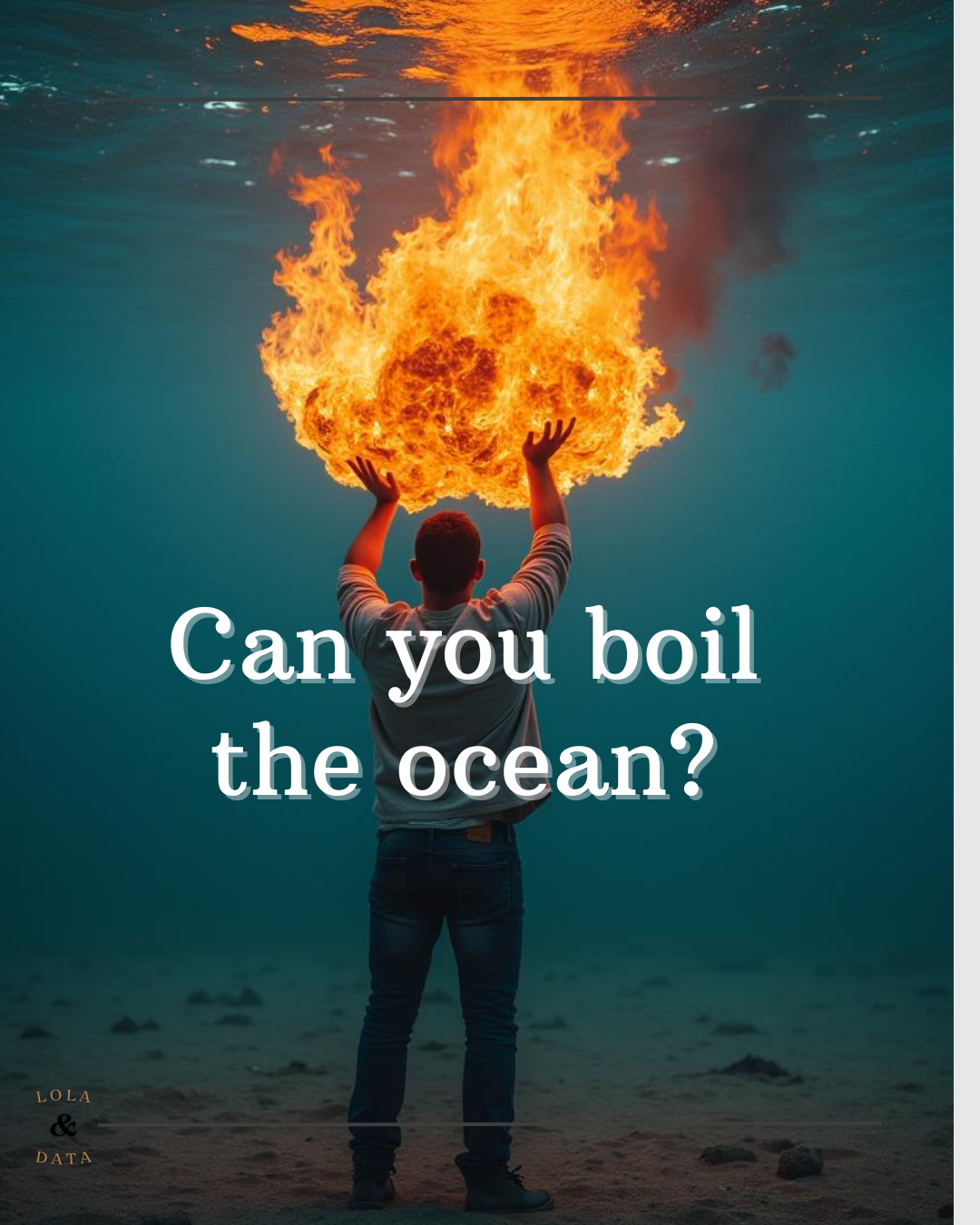 Don’t Ask Me to Boil The Ocean. The productivity killers no one talks ...