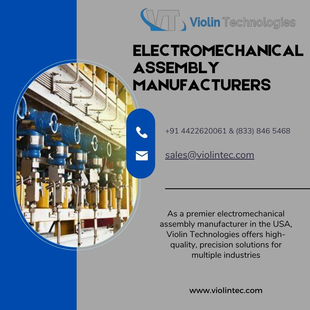 Electromechanical Assembly Manufacturers in the USA | ViolinTec - Sahasra S - Medium