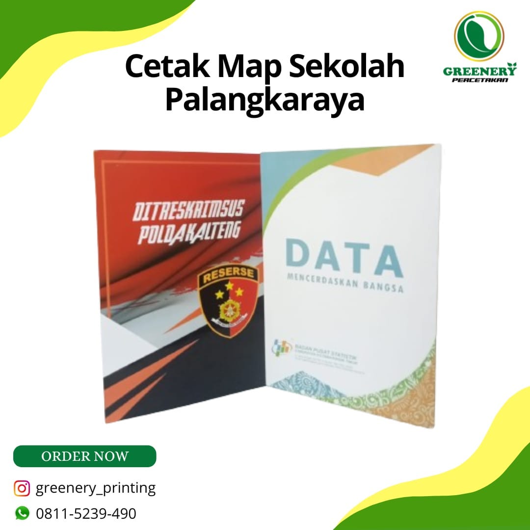 Cetak Map Sekolah Palangkaraya - Rhena greenery - Medium