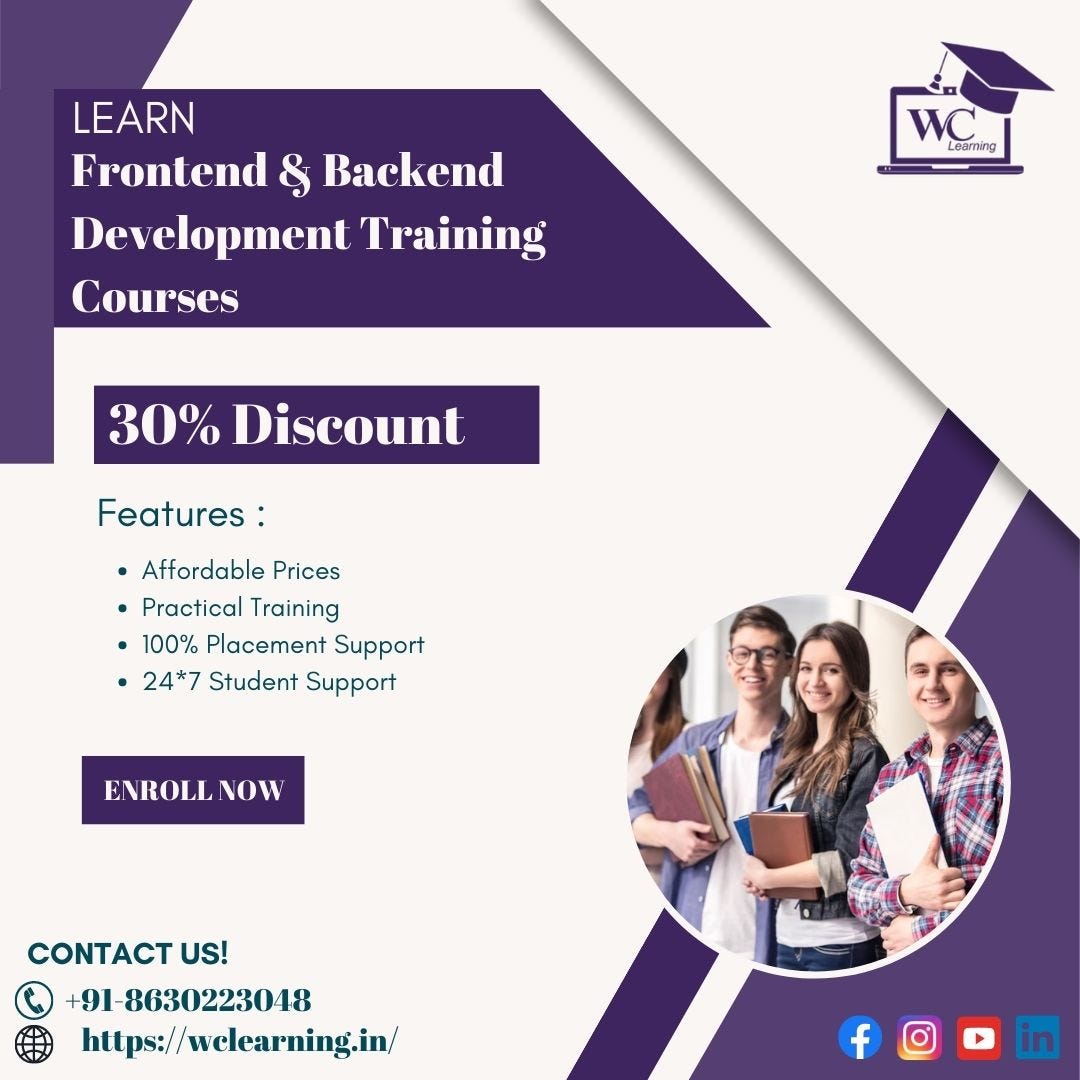 Guide to Top Frontend & Backend Development Training Courses | by wclearing | Medium