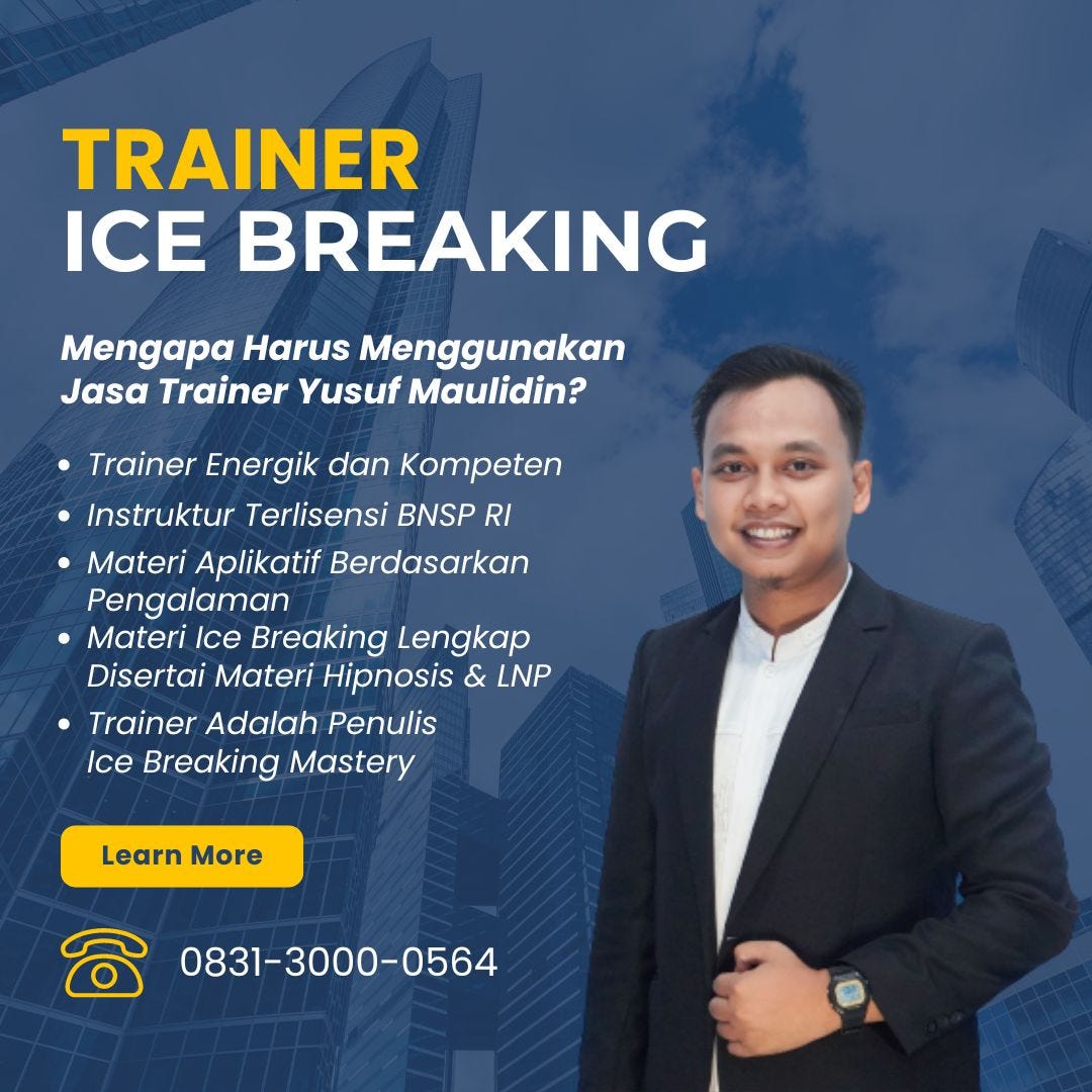 ULTIMATE, WA 0831–3000–0564, Trainer Ice Breaking Pontianak ...