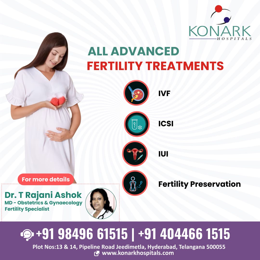 Best Fertility Centre in Hyderabad, Kompally | Best IVF Centre in Hyderabad | by Konark ...
