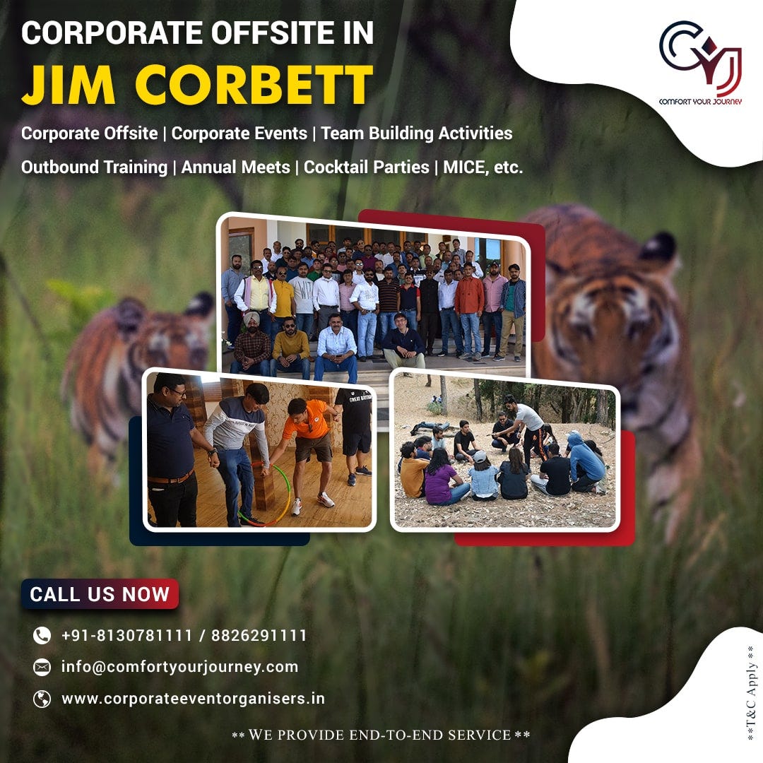 Corporate Team Outing in Jim Corbett - CYJ Events - Medium