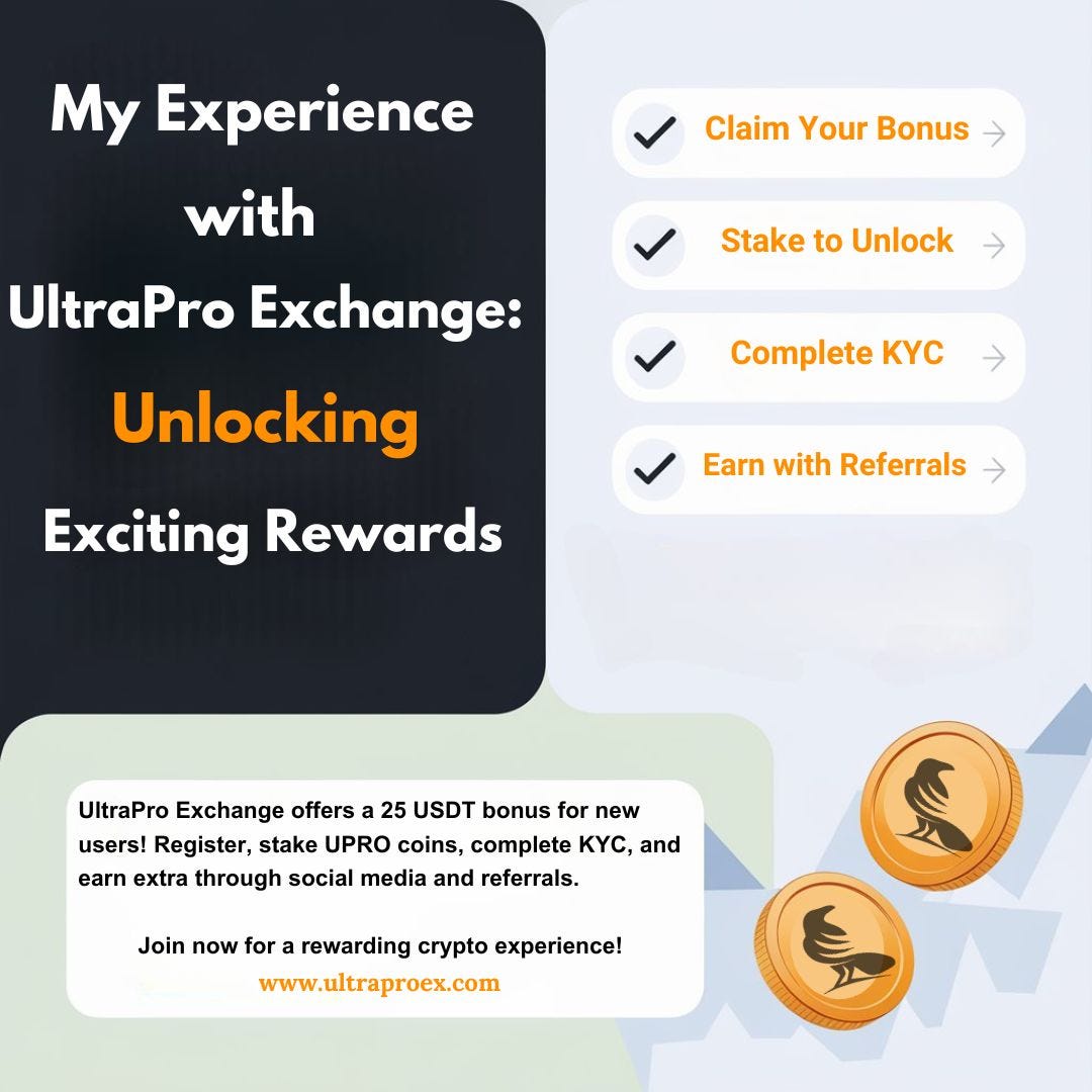 My Experience with UltraPro Exchange: Unlocking Exciting Rewards | by ...