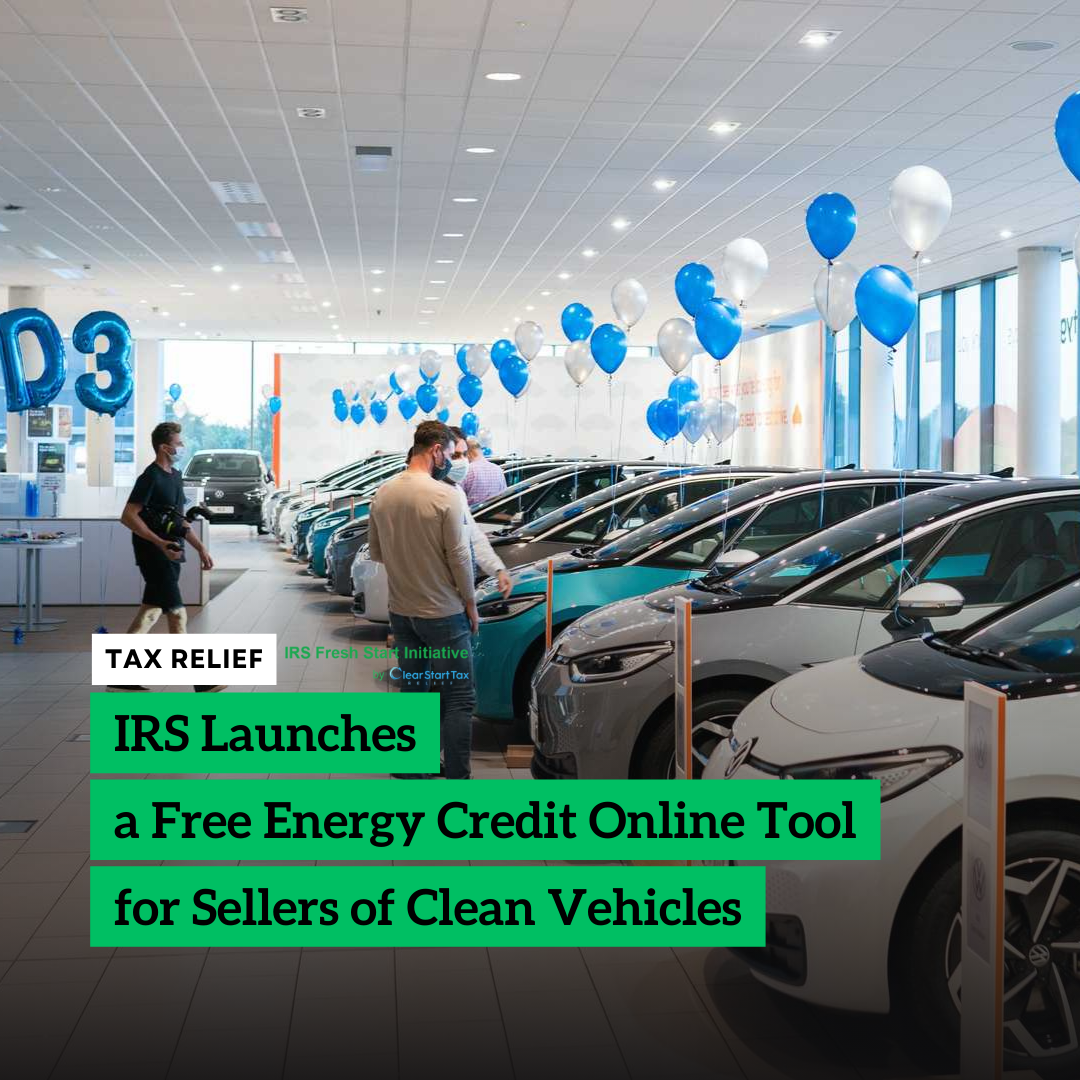 IRS Launches a Free Online Tool for Sellers of Clean Vehicles | by IRS ...