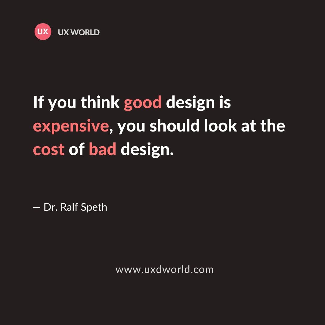 If You Think Good Design is Expensive, You Should Look at the Cost of ...