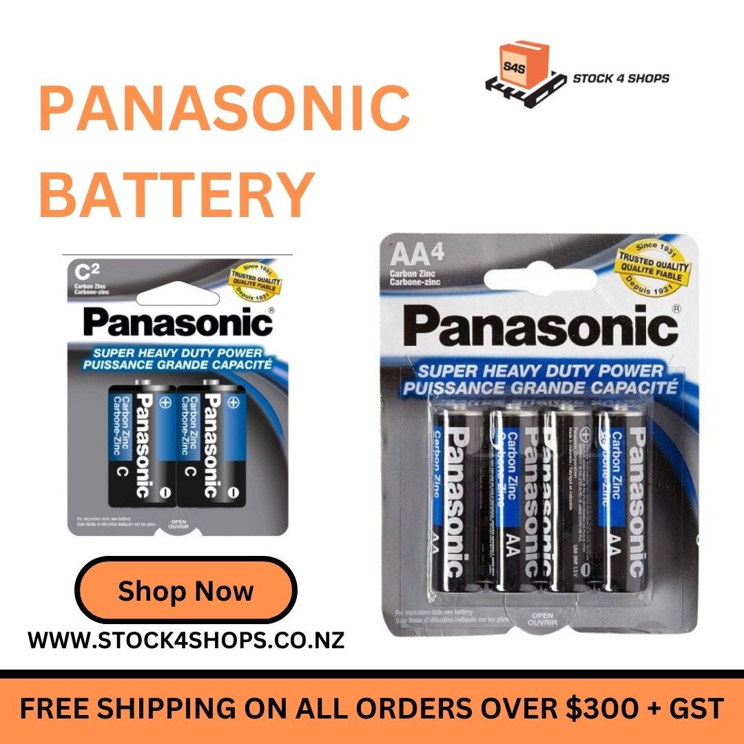Stock4Shops — Your Go-To Panasonic Battery Distributor in NZ | by ...