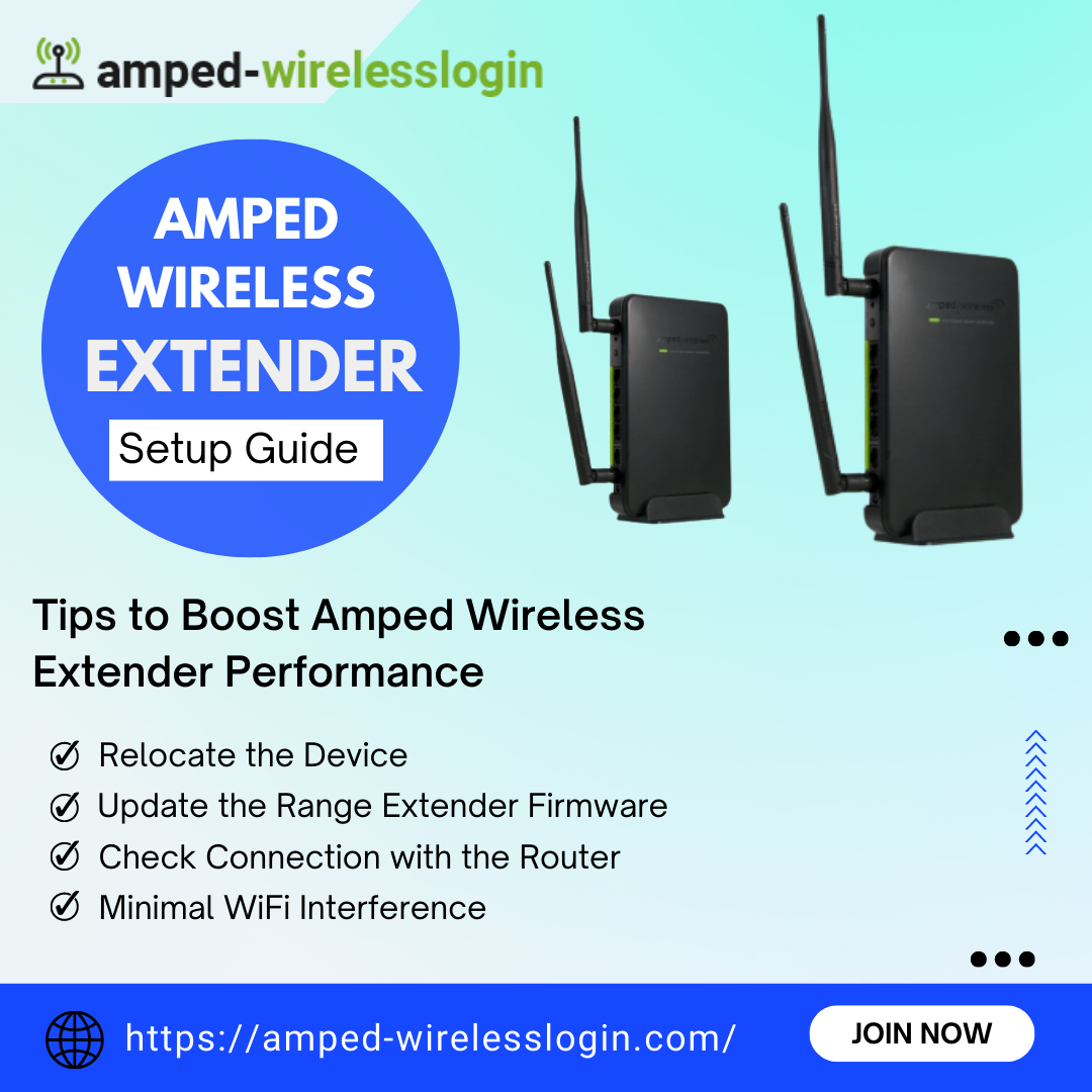 How to Boost Amped Wireless Extender Performance? | by Rachel Benson ...