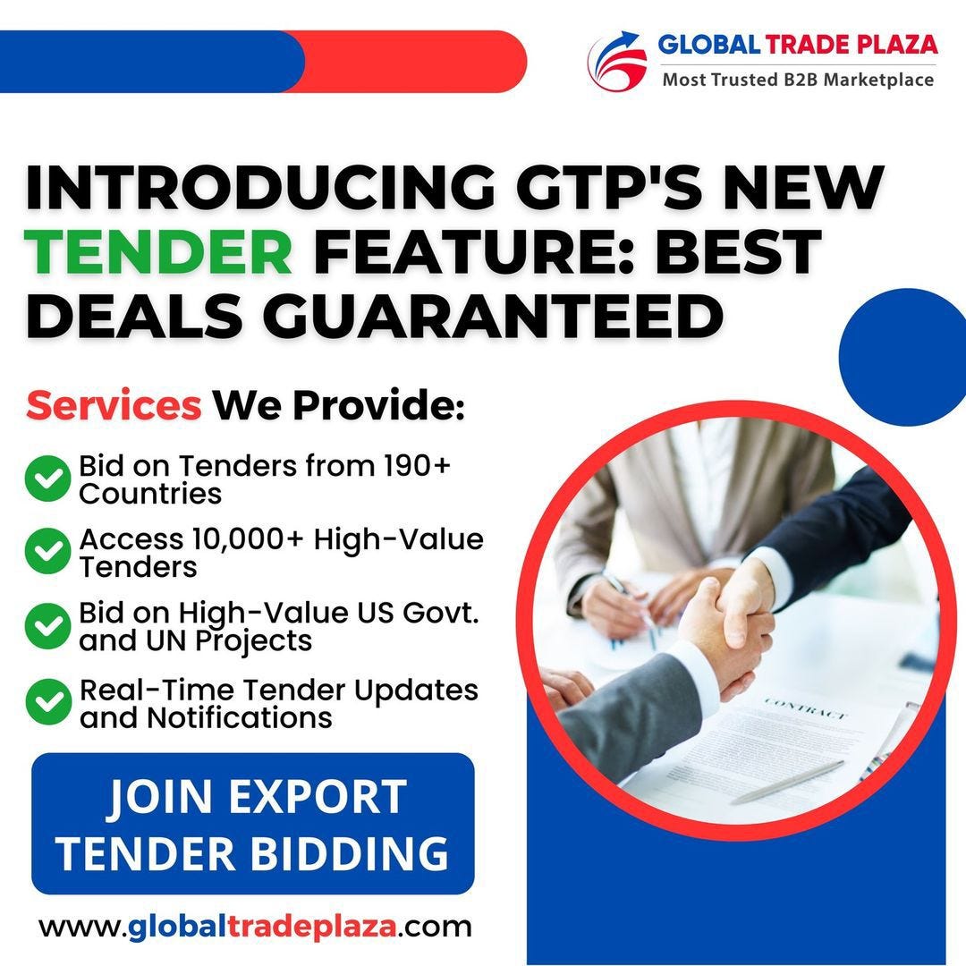 Bid On Government-Authorized Tenders from 190+ Countries For Free | by ...