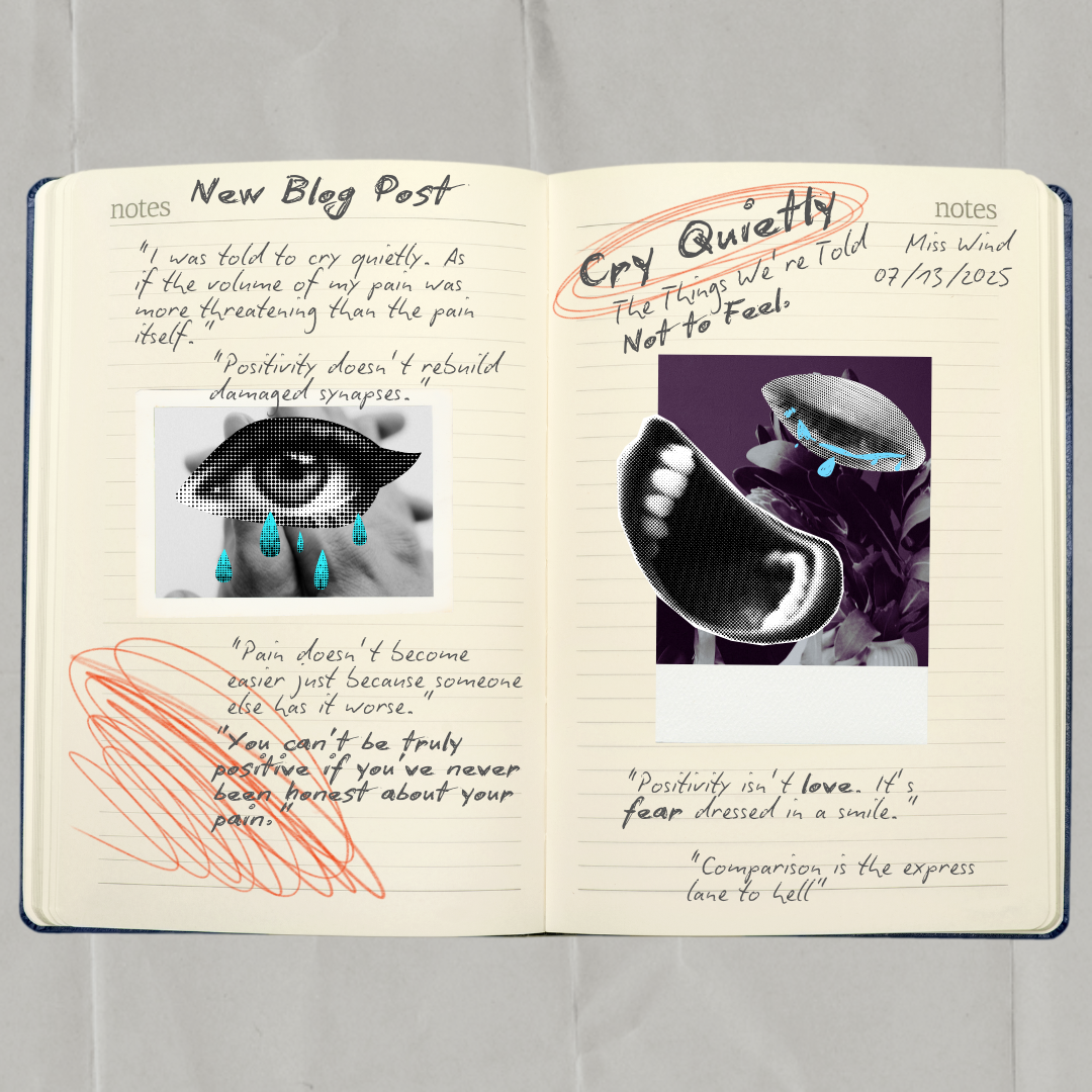 Cry Quietly:. The Things We’re Told Not to Feel. | by Miss Wind | Jul ...