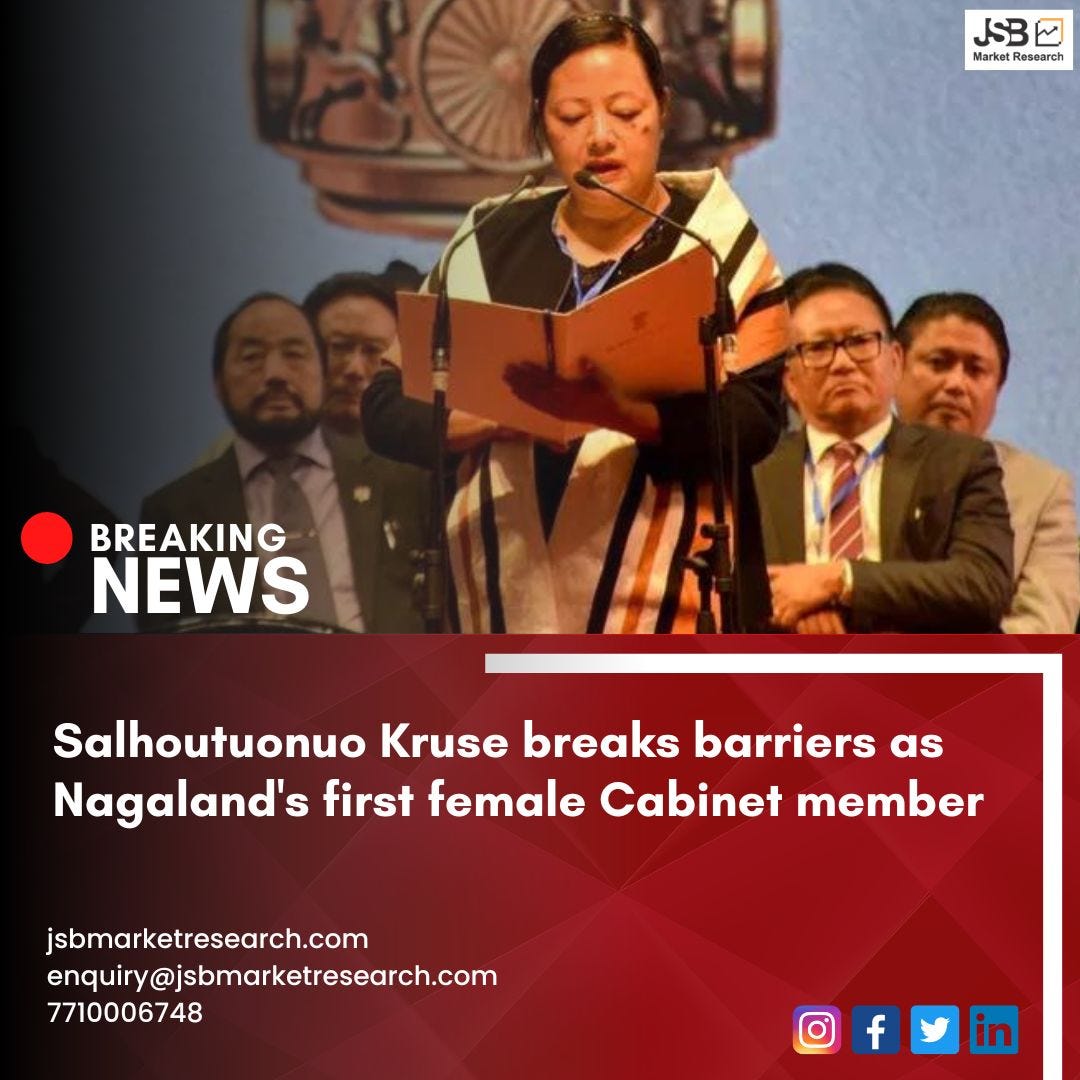 Salhoutuonuo Kruse Gets Inducted in the Cabinet as the First Woman Minister in Nagaland | by ...