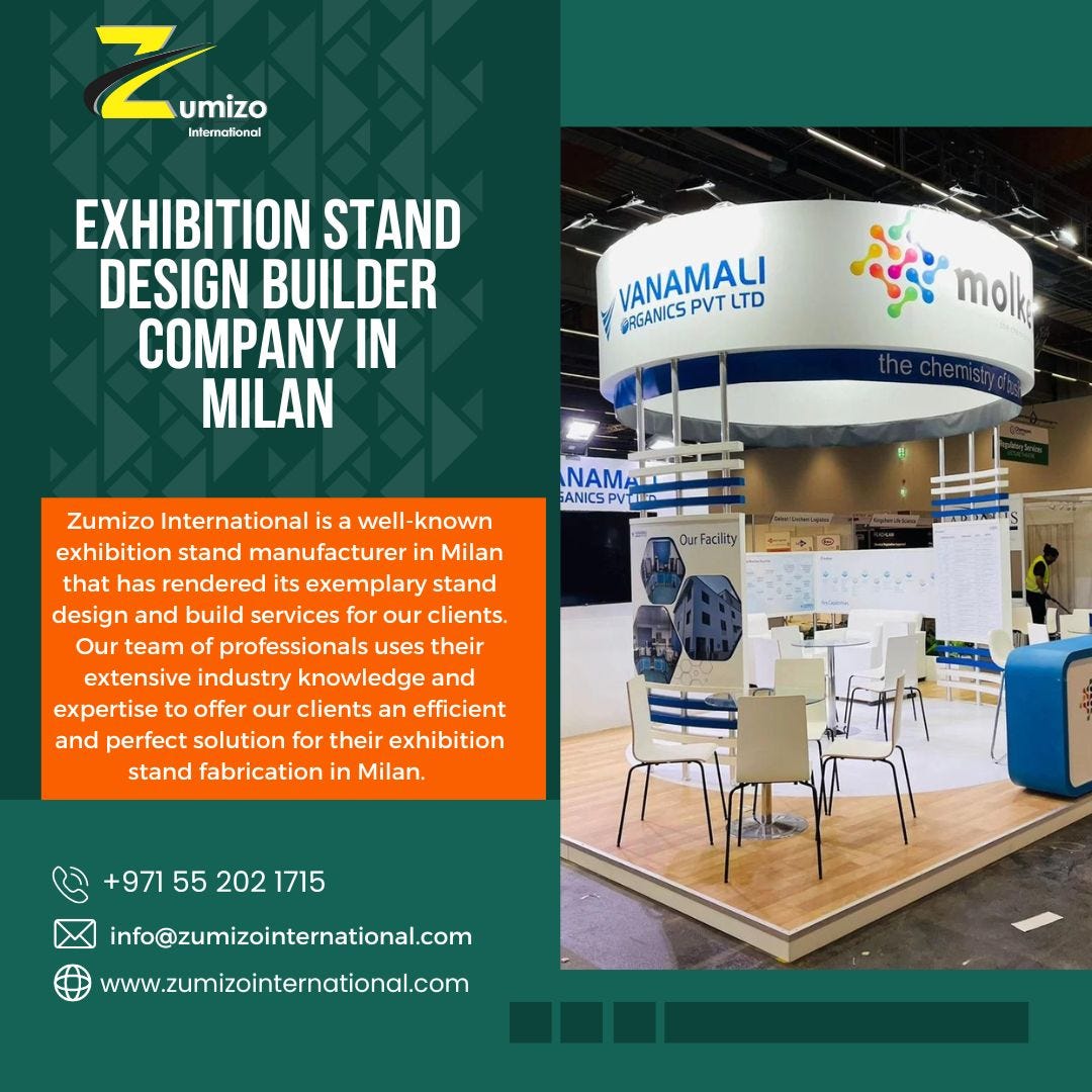 Dynamic Exhibition Stand Manufacturers in Milan Offers Hassle-Free ...