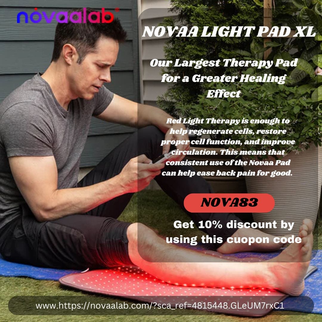 NOVAA LIGHT PAD XL — Our Largest Therapy Pad for a Greater Healing Effect - NovaaLab - Medium