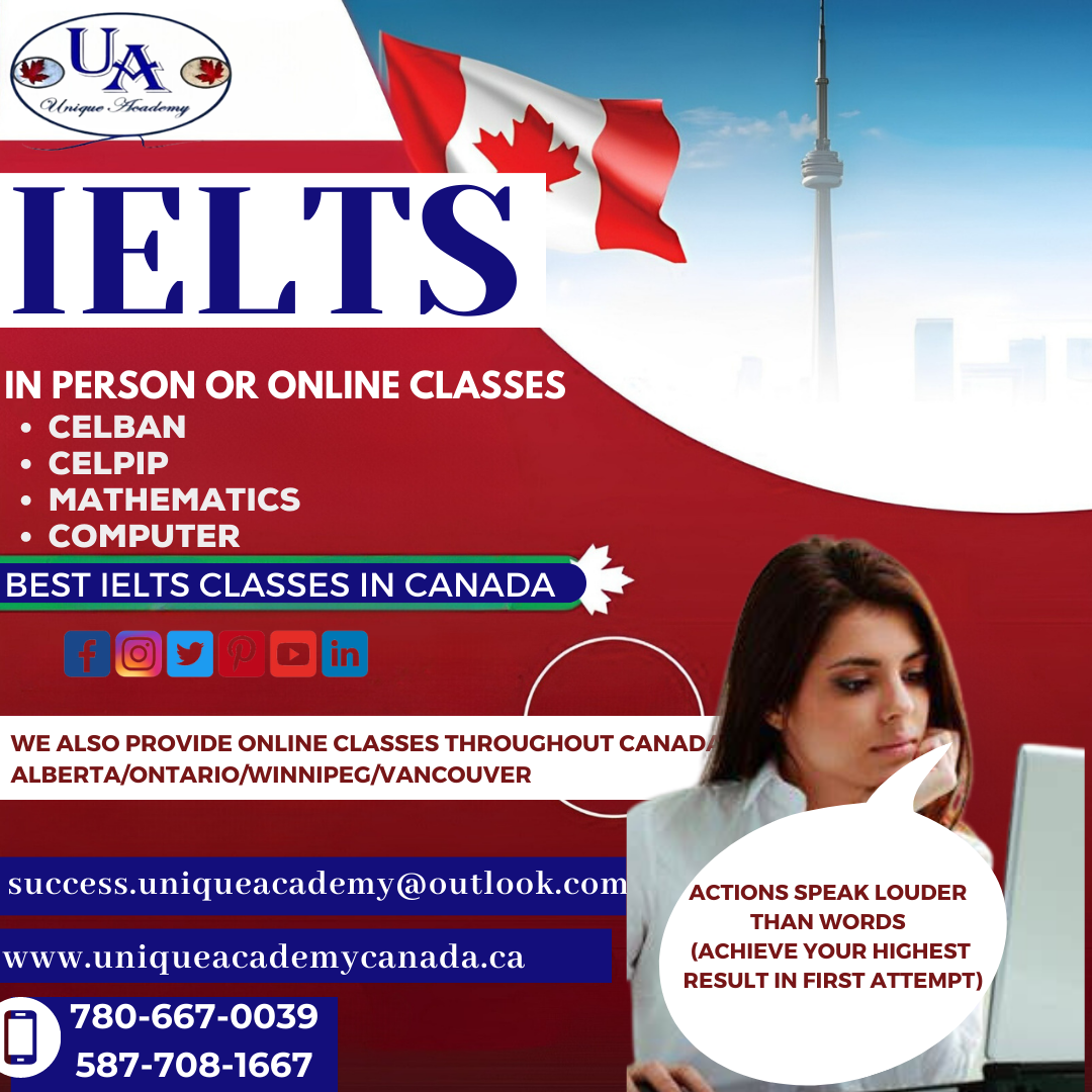 Unique Academy Canada — IELTS Academy Edmonton - uniqueacademy canada - Medium