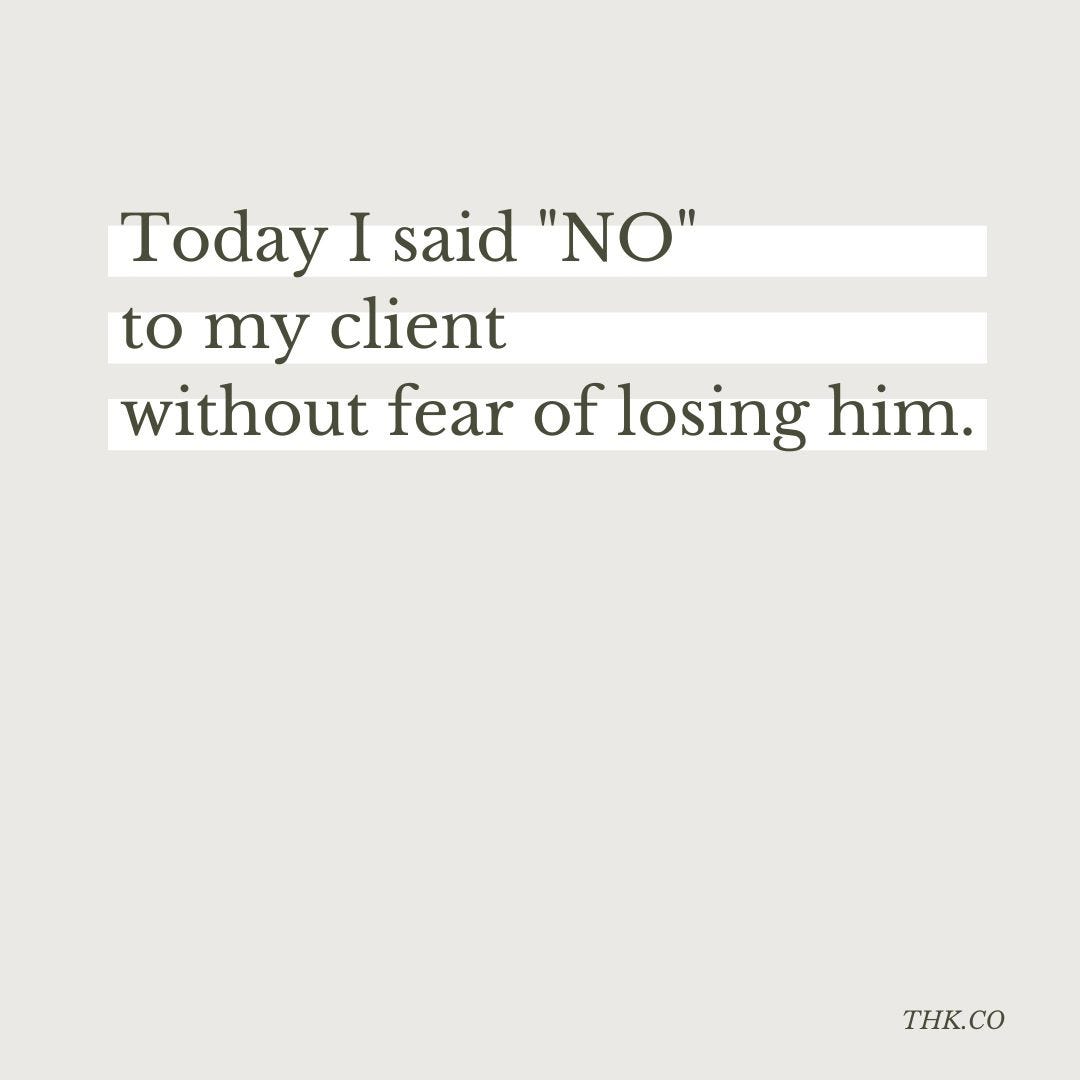 Let go of the fear of saying “NO” | by The Think Co. | Medium