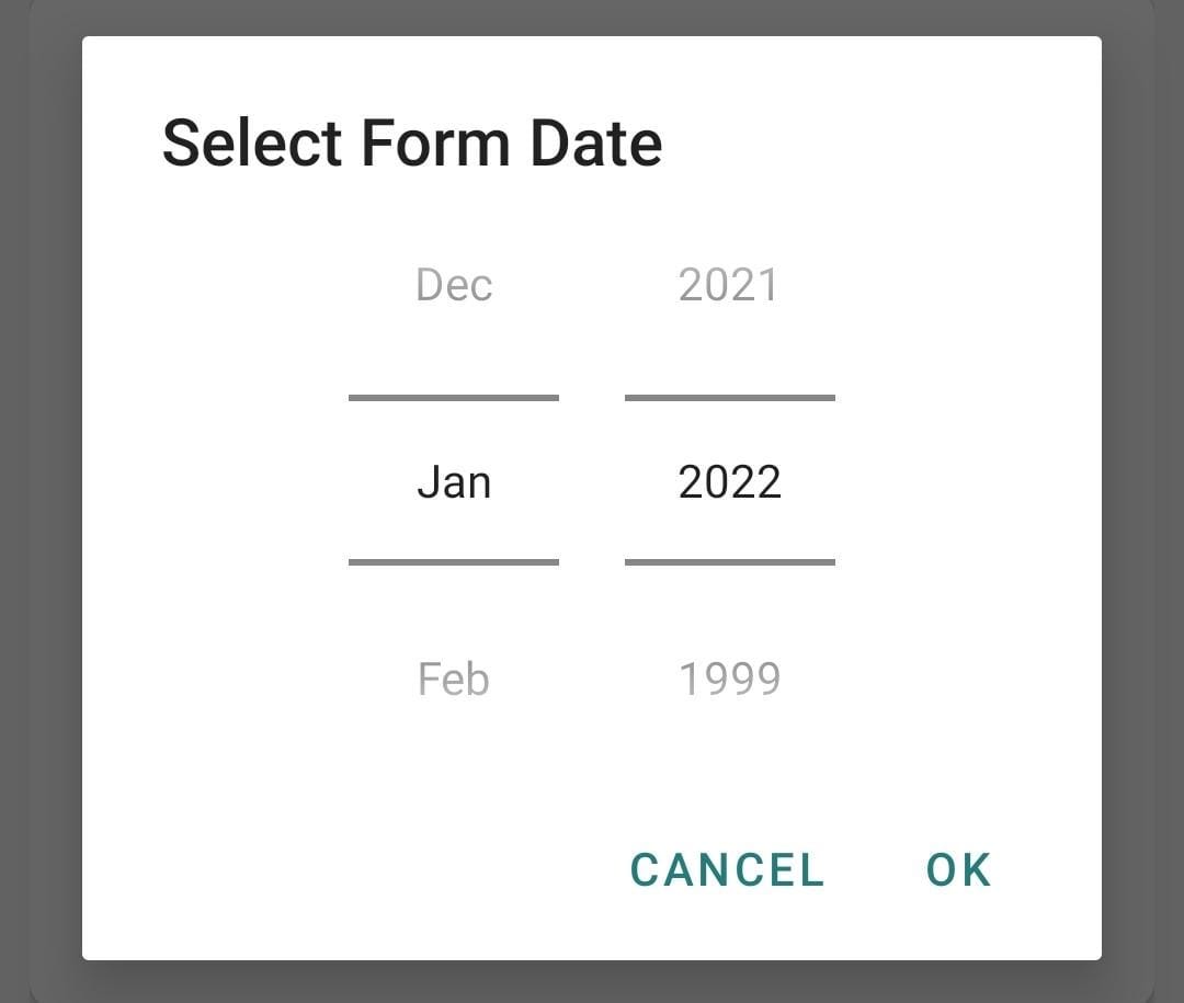 Creating a Custom Month and Year Picker in Android | by Aditya ...