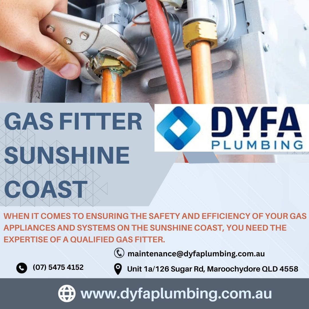 Gas Fitter Sunshine Coast - DYFA Plumbing - Medium