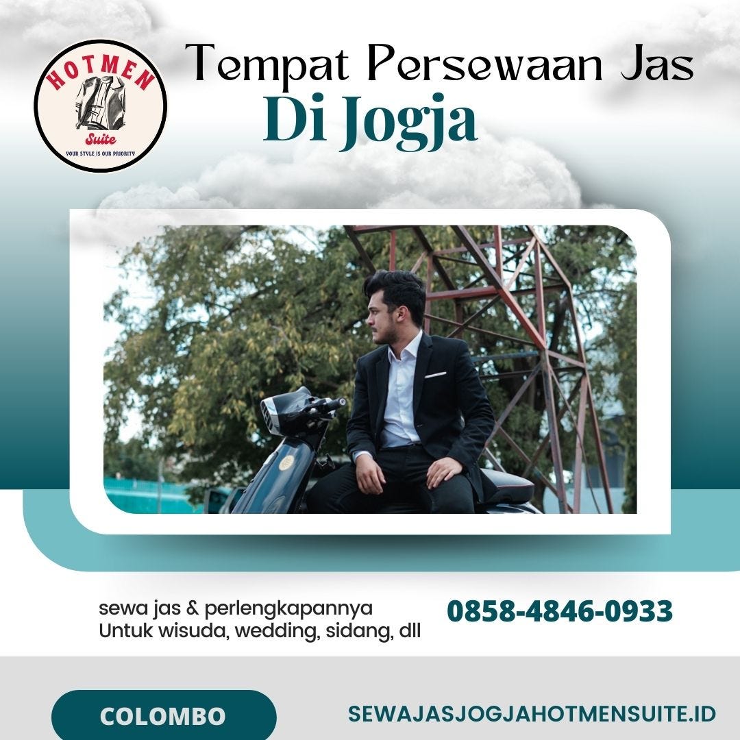 0858–4846–0933 (SEWA JAS JOGJA HOTMEN SUITE), tempat persewaan jas di jogja Colombo | by ...