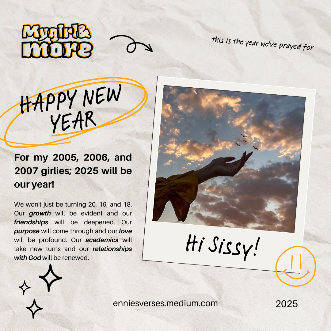Dear Girl and More. 2025 will be your year! | by Eniola Ola | Pure d’esprit | Jan, 2025 | Medium