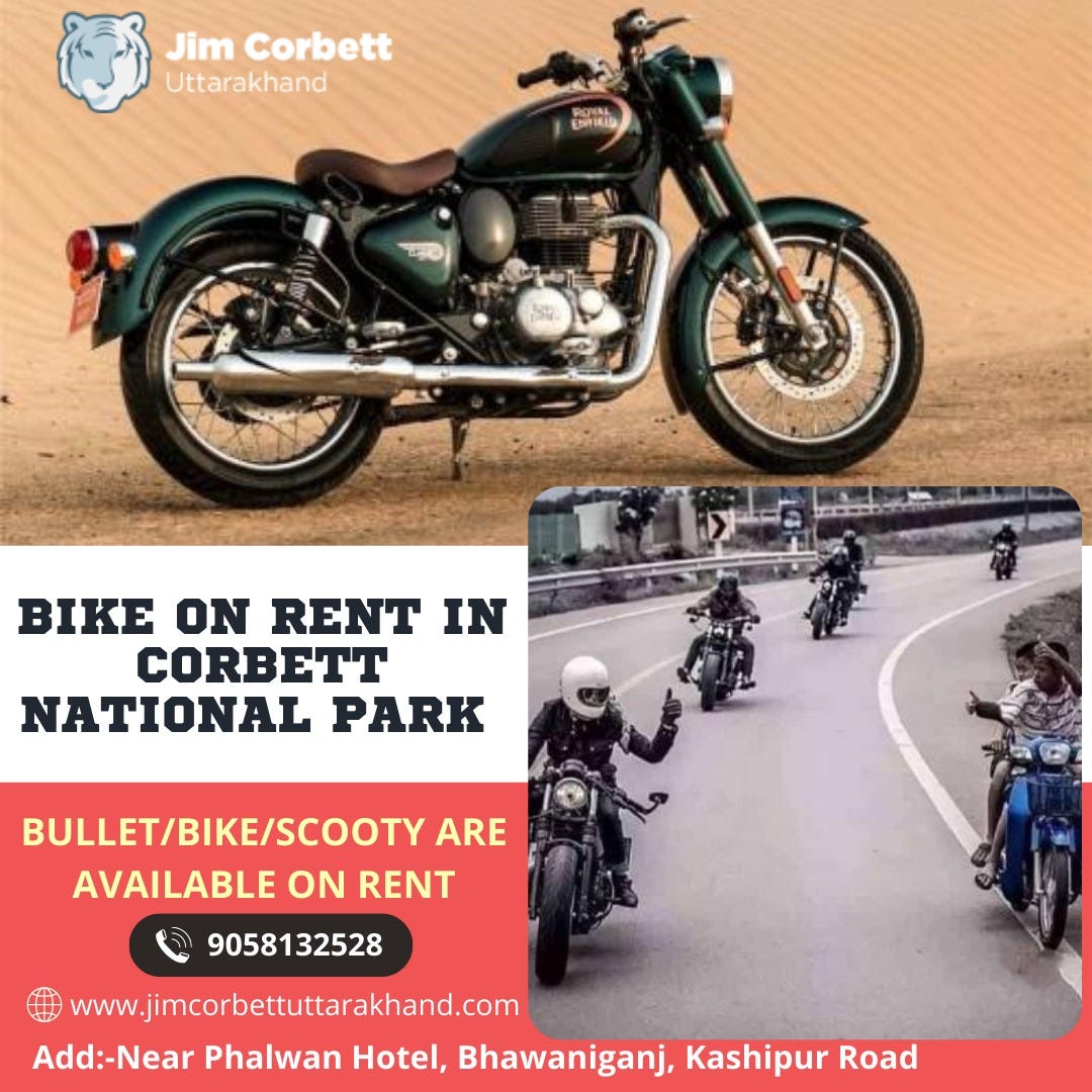 Bike On Rent Ramnagar - Jim Corbett Uttarakhand - Medium