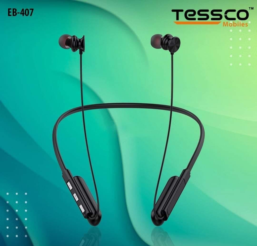 Tessco EB-407 Wireless Bluetooth Headphones with Long Lasting Battery ...