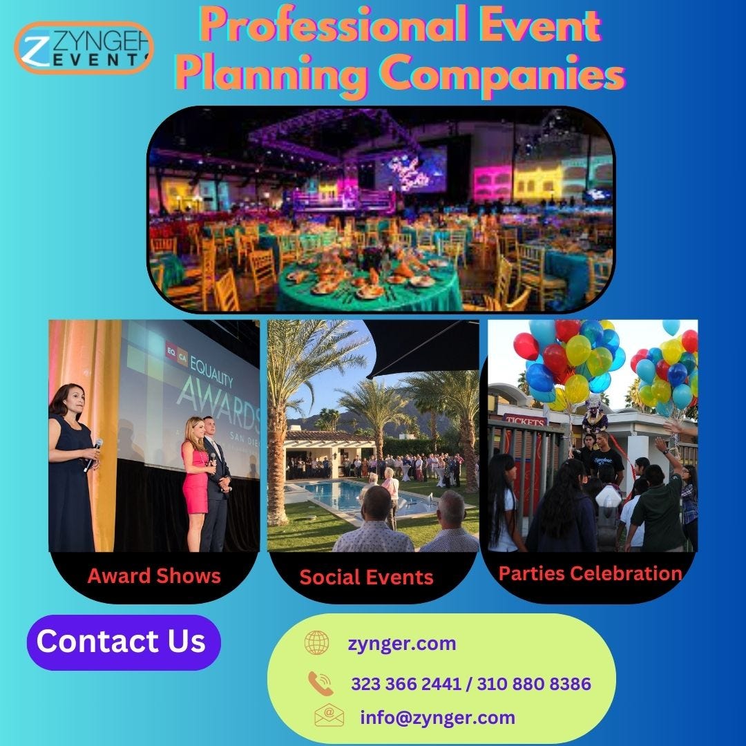Professional Event Planning Companies - Zynger - Medium