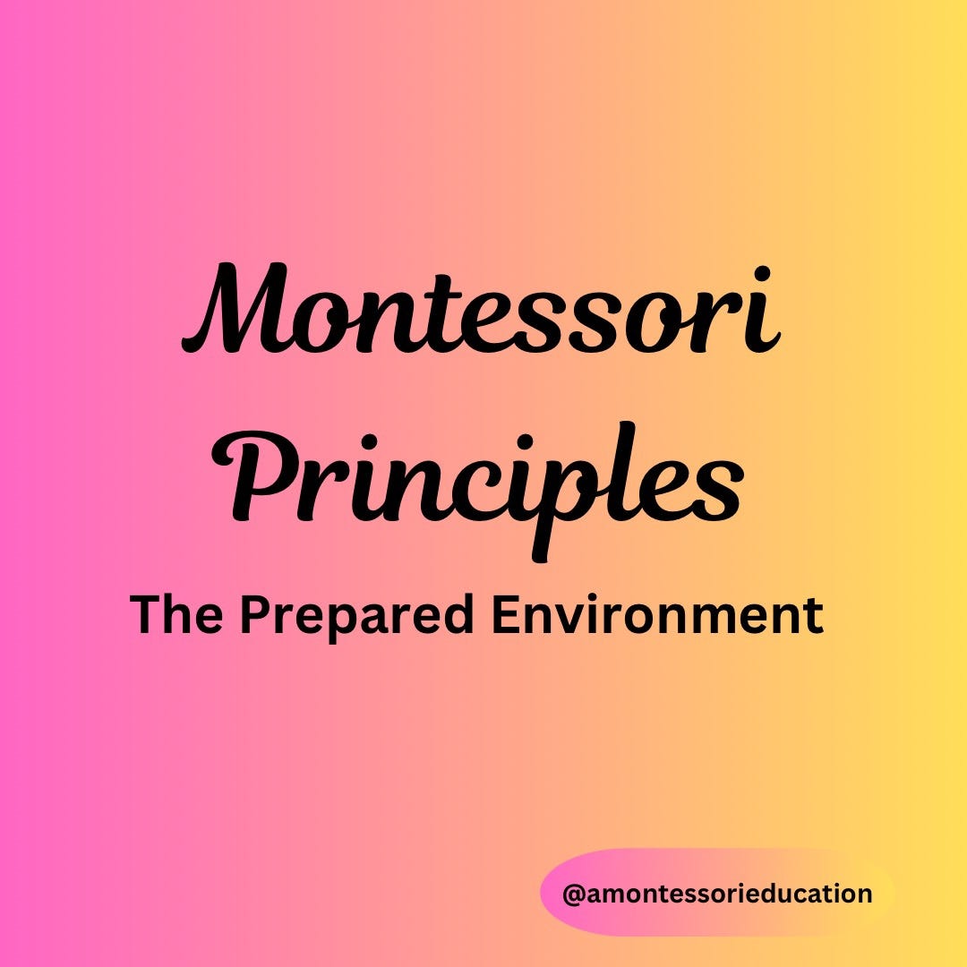 The Prepared Environment: Building Confidence and Independence in ...