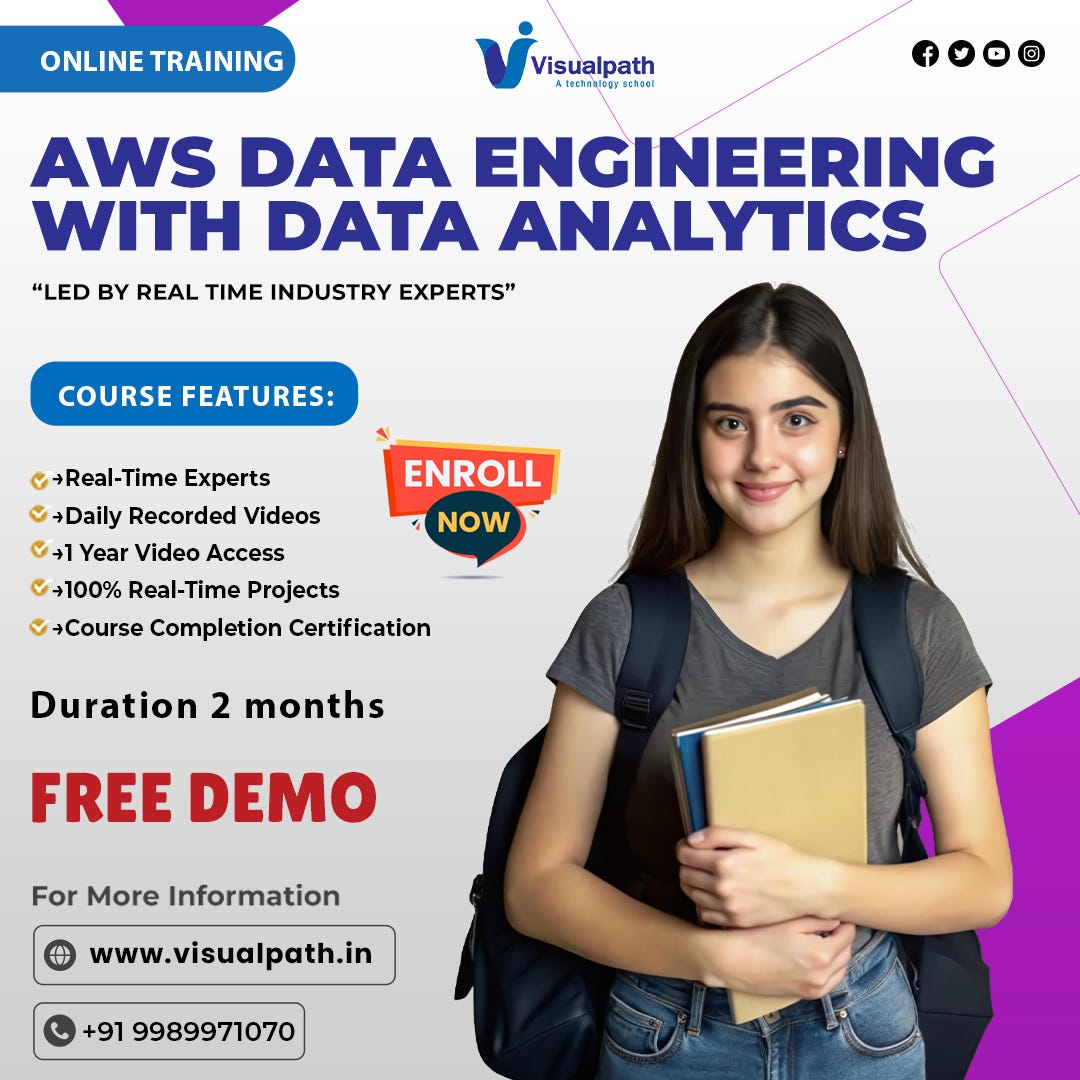 AWS Data Engineering with Data Analytics Online Training — 2025 - Siva ...