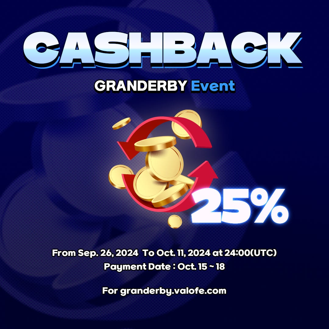 Cashback Event - Granderby - Medium
