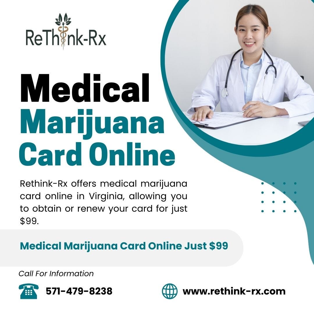 Medical Marijuana Card Online Just $99 — Rethink-Rx - Rethink-rx - Medium