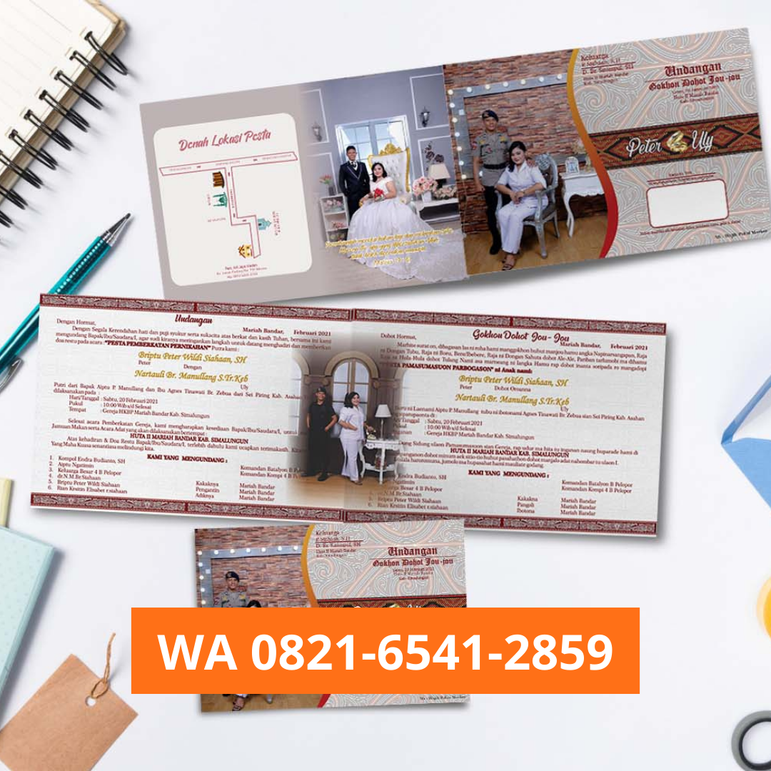 Cetak Undangan Adat Batak / Karo / Mandailing / Jawa Murah di Medan, WA ...