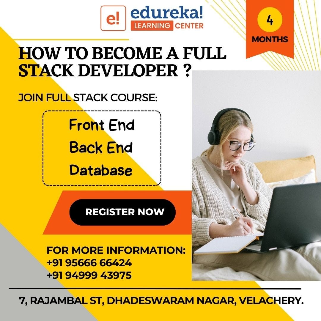 Edureka learning center in chennai - jaya priya - Medium
