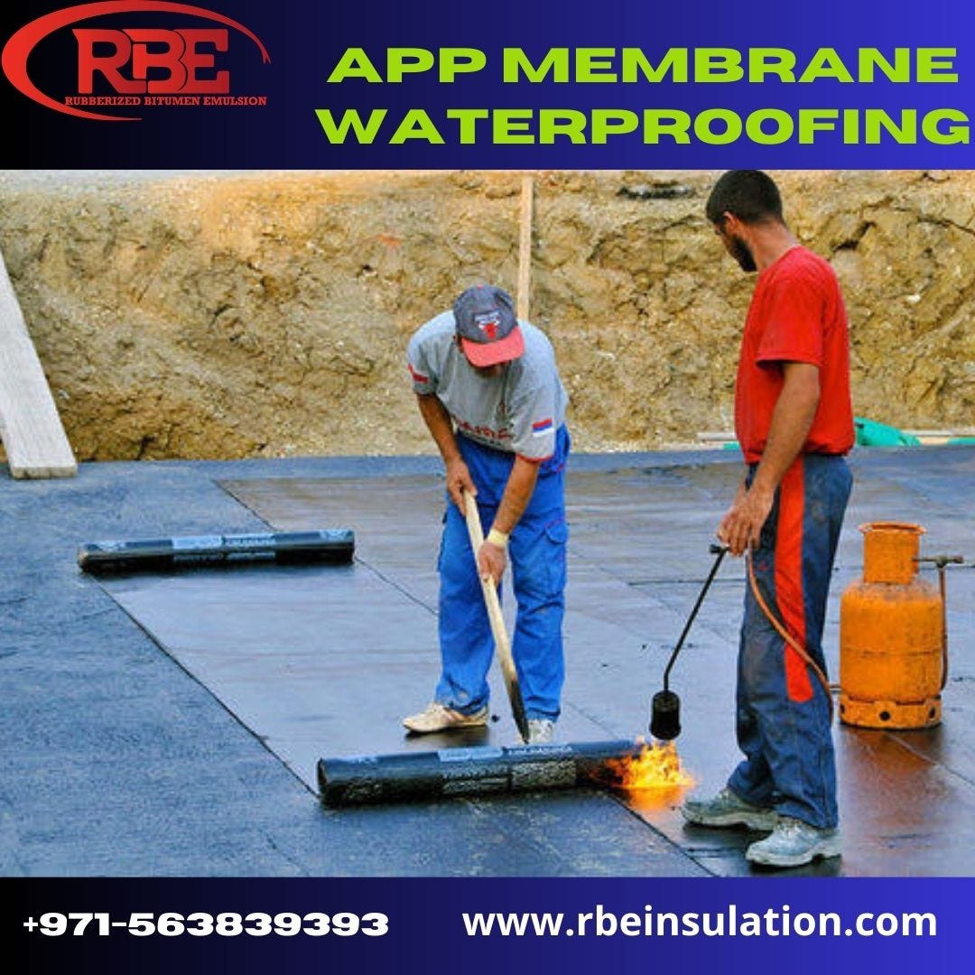 App Membrane Waterproofing Subcontractor in Dubai, UAE - RUBBERIZED ...