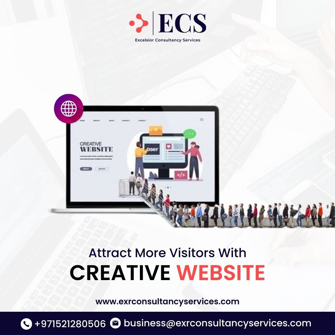 Attract More Visitors With Creative Website — ECS Dubai - Amit K - Medium
