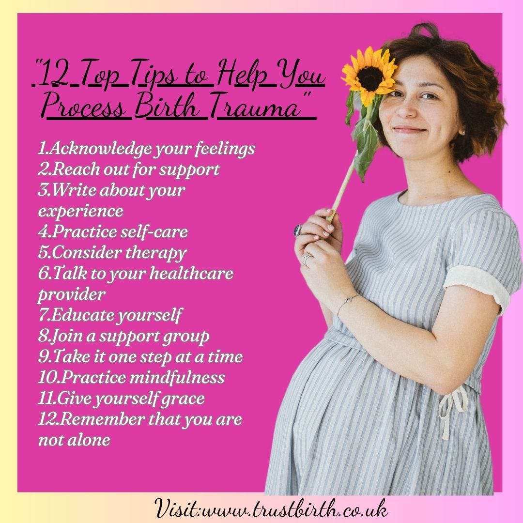 12 Top Tips for Coping with Birth Trauma and Healing from its Effects ...