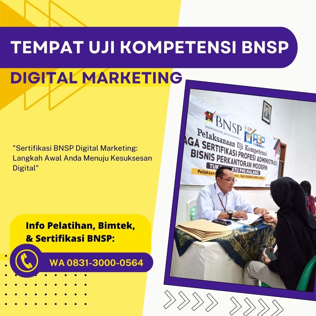 PREMIUM, WA 0831–3000–0564, Sertifikasi BNSP Digital Marketing Untuk Dosen Purbalingga | by ...