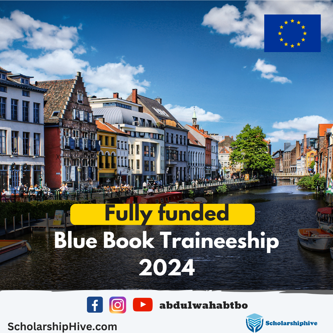 Fully funded Blue Book Traineeship 2024 - Scholarshiphive - Medium