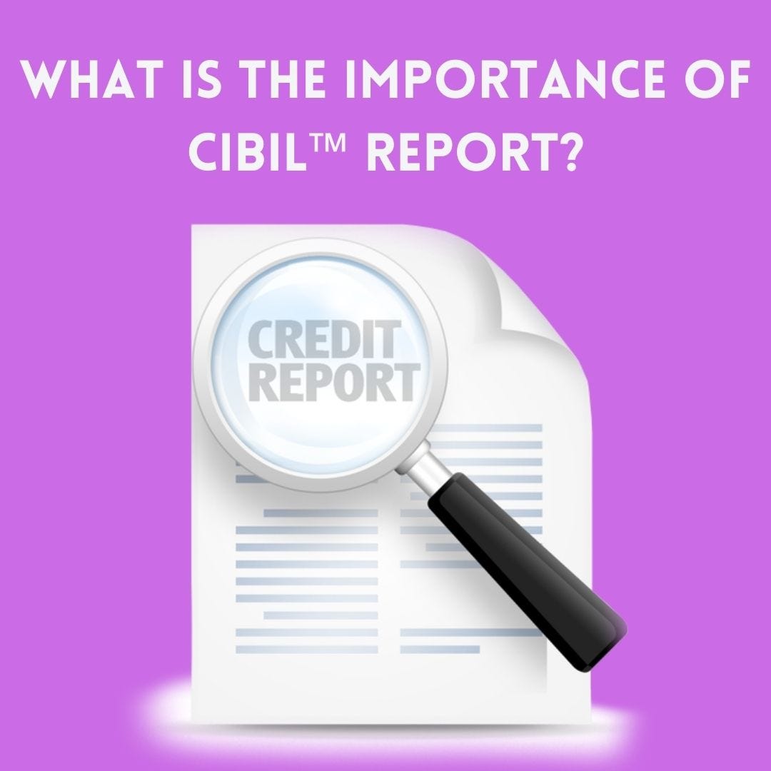 What is the Importance of CIBIL™ Report? - Jersey - Medium