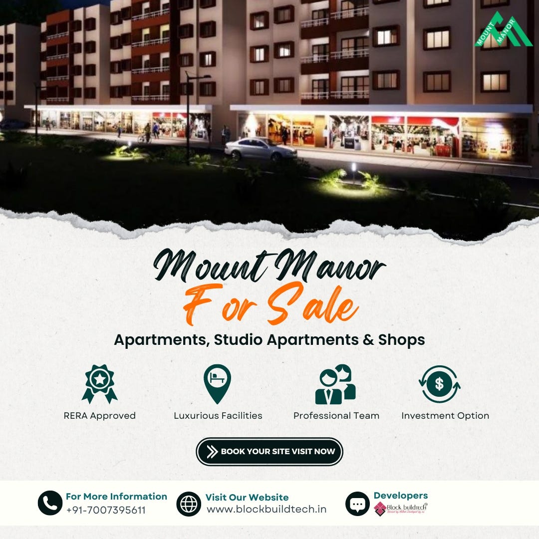Invest in Mount Manor: Affordable Apartments and Shops Near MOPA ...