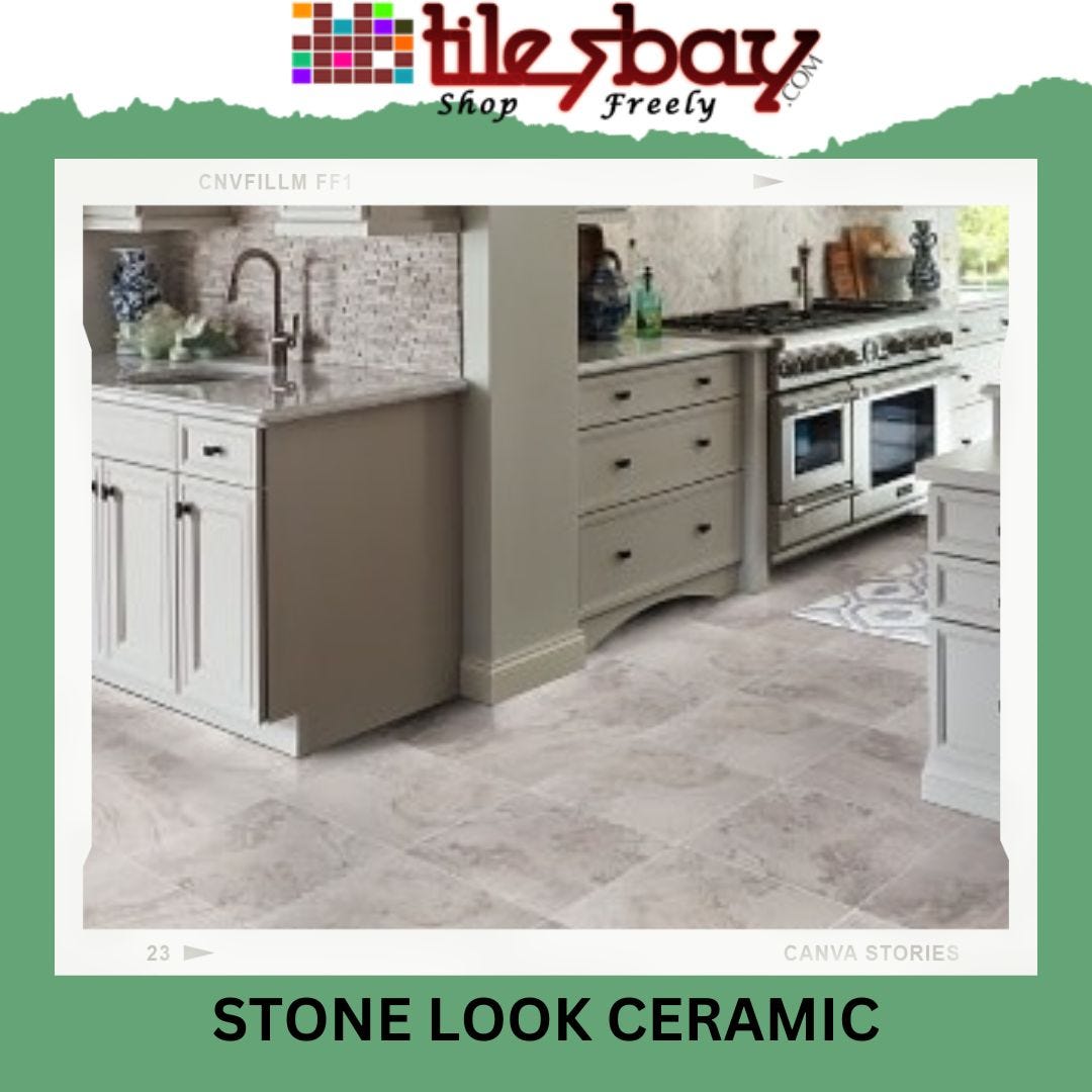 STONE LOOK CERAMIC. Ceramic tiles are durable and hard… | by Tilesbay3 ...