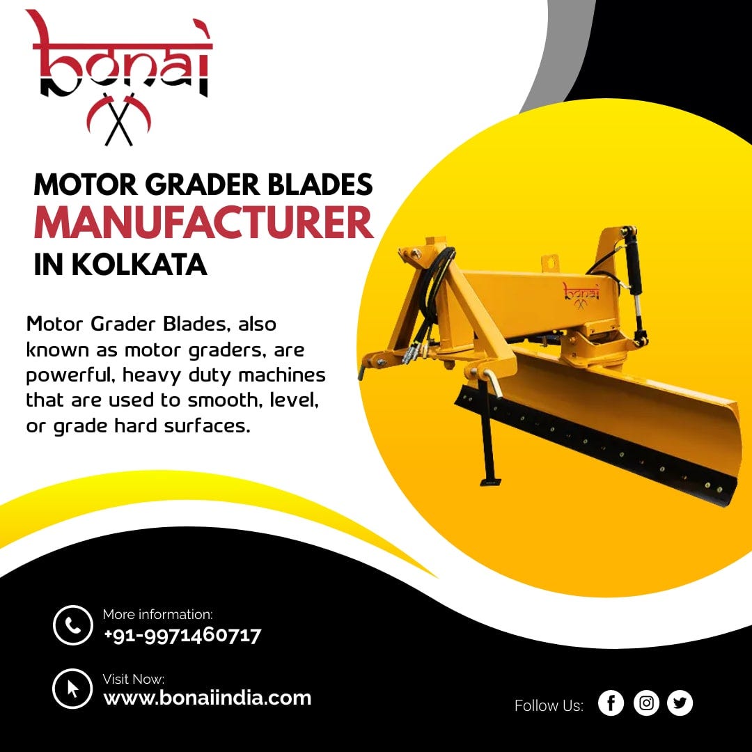 Motor Grader Blades manufacturers in Kolkata - Bonai India - Medium