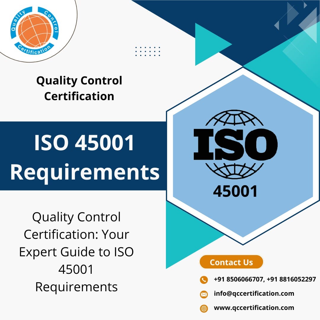ISO 45001 Requirements | QC Certification - Sandeep - Medium