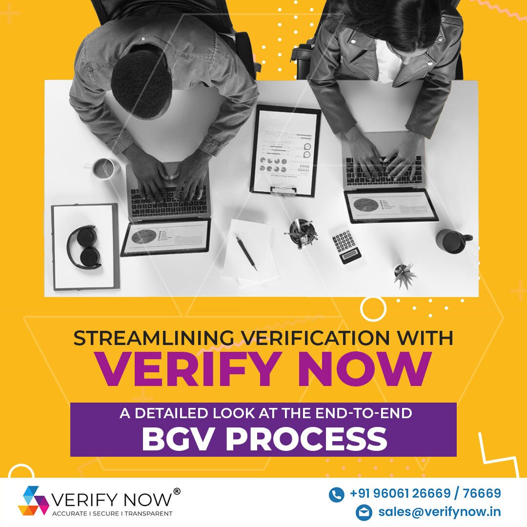 Unveiling the Pinnacle of Trust: BGV Companies in India with Verifynow ...