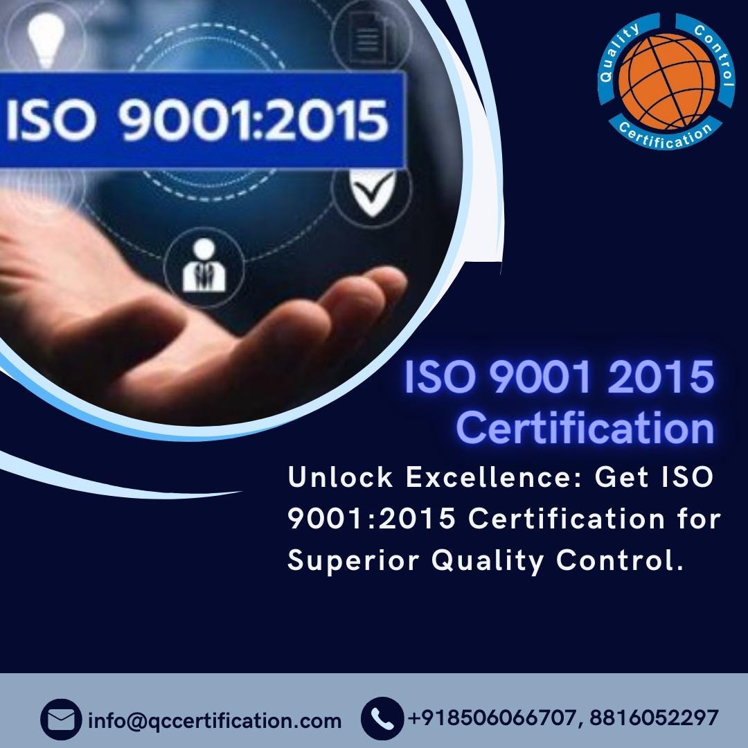 ISO 9001:2015 Certification | QC Certification - Jaiprajapati - Medium