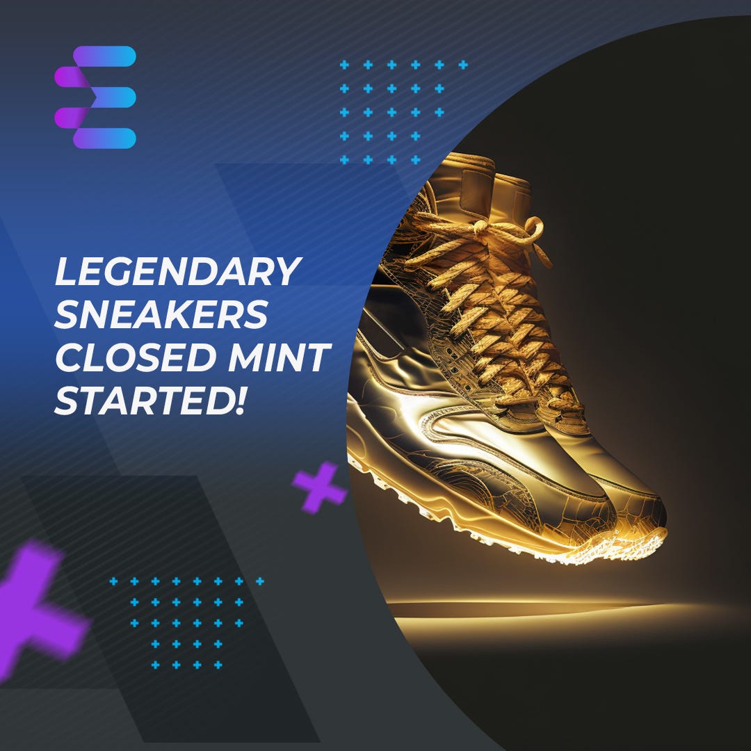 EZZYLegendary Sneakers closed mint started! | by EZZY GAME | Medium
